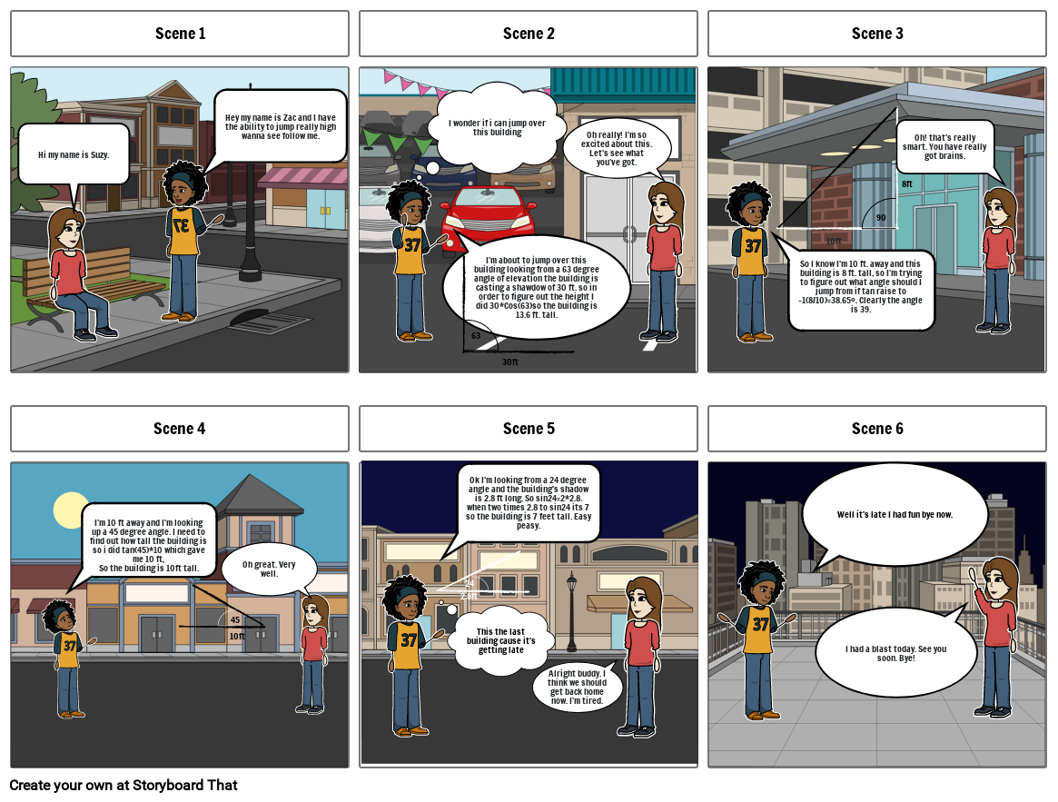 Trigonometry Storyboard por b2ab2ae0
