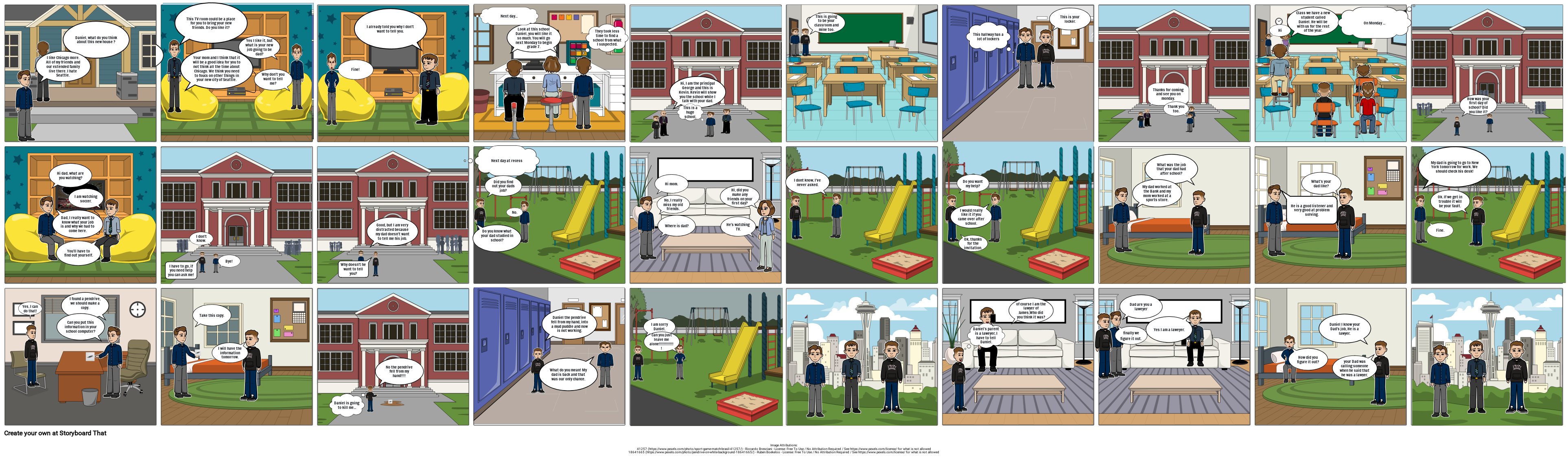mistery job Storyboard por b3024b71