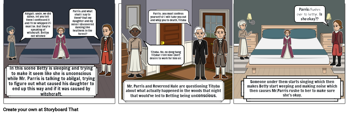 Crucible Act 1 Storyboard por b302f6cd