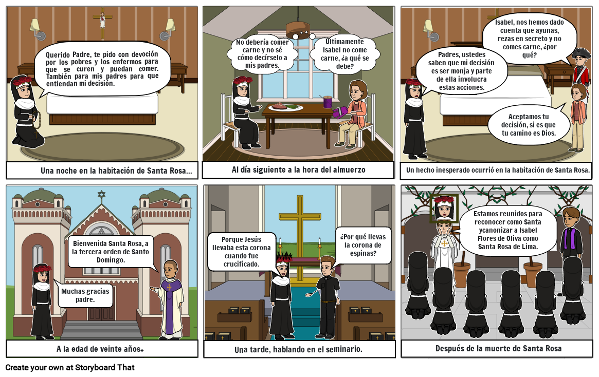Santa Rosa De Lima Storyboard Par B34f247d