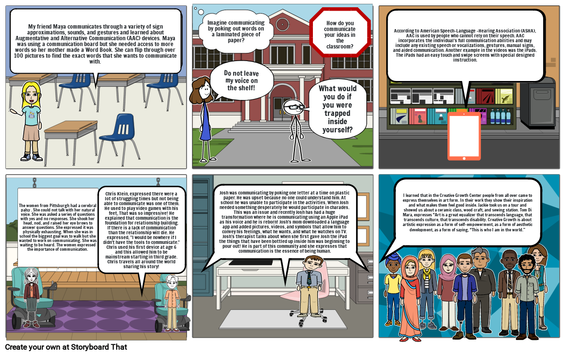 Communication skill Storyboard por b40796f8