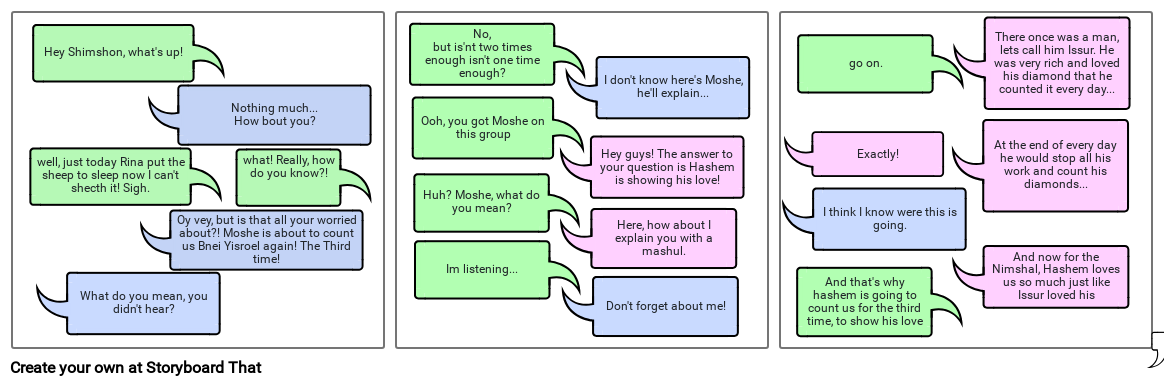 Chumash Bamidbar Project Storyboard by b417a7ed