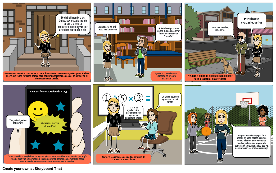 HISTORIETA ALTRUISTA Storyboard by b47a786e