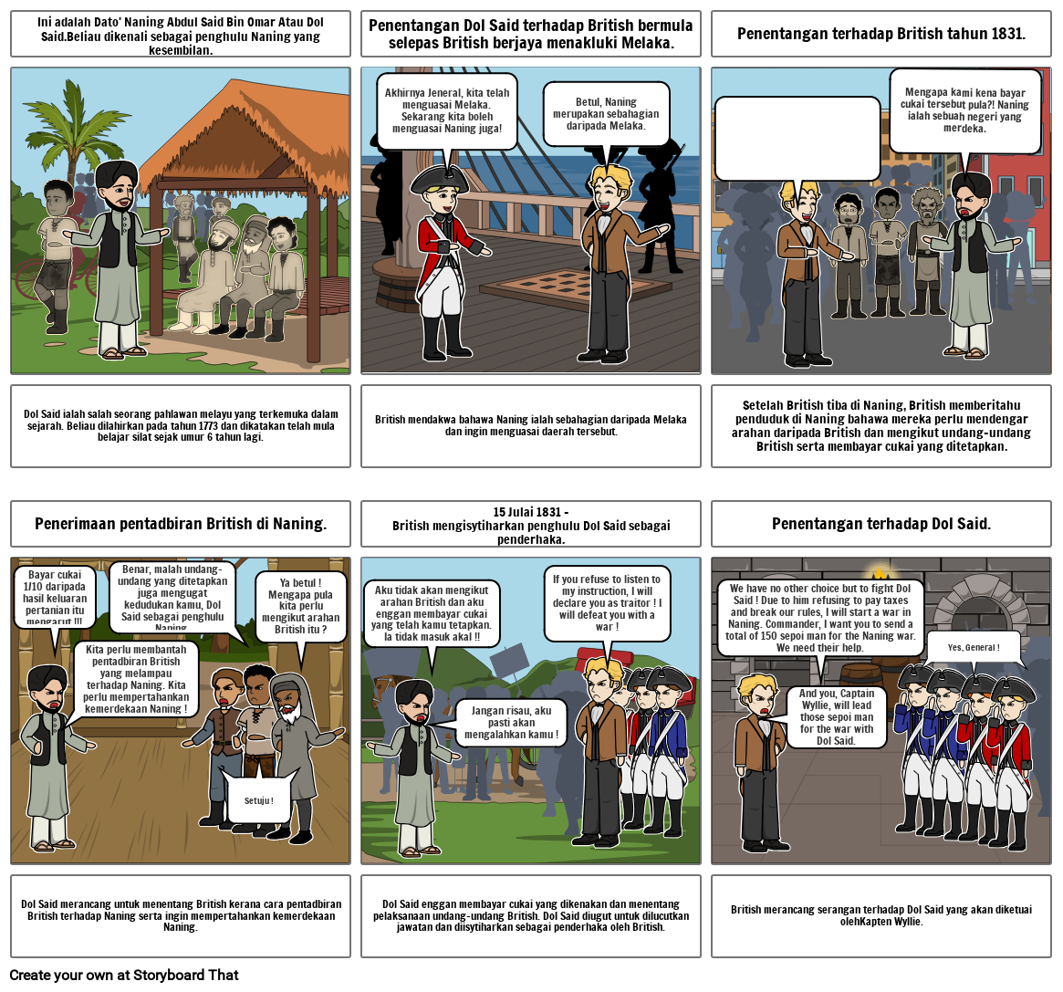 Peristiwa Penentangan Dol Said القصة المصورة من قبل b502619d