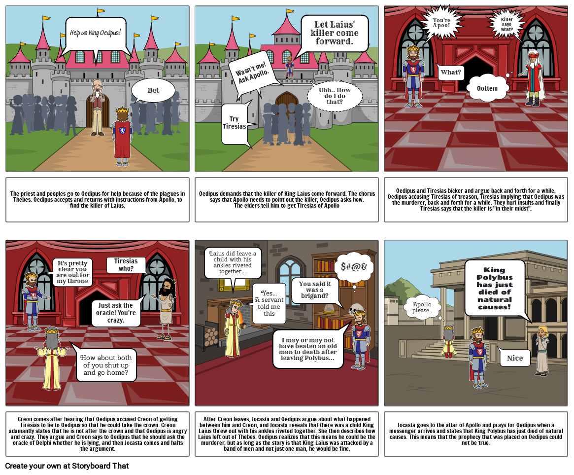 Oedipus 1 Storyboard por b5a3fe20
