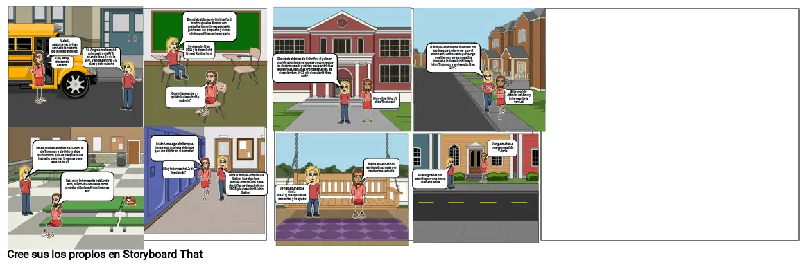 Modelos atómicos Storyboard by b61bad27