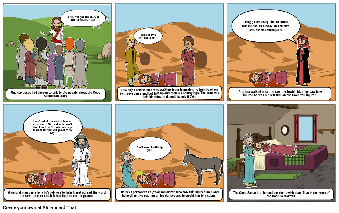The Good Samaritan Storyboard por b669c5e1