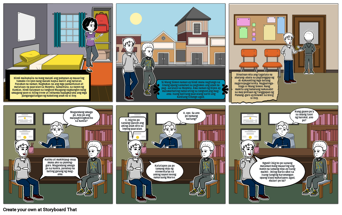 Akasya o Kalabasa Storyboard por b66fbd3b