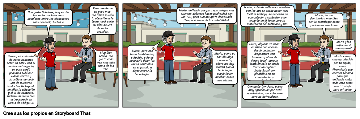 fast food Storyboard por b67d7d60