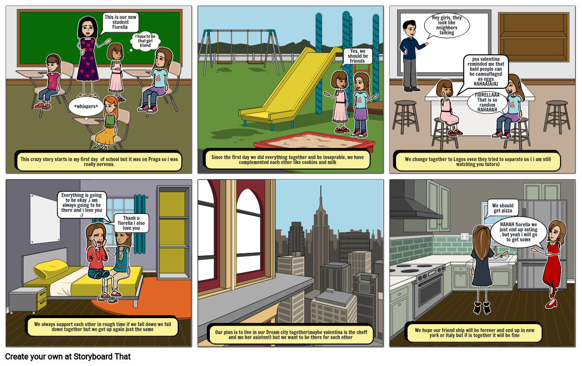 My Friendship story Storyboard by b6b75059