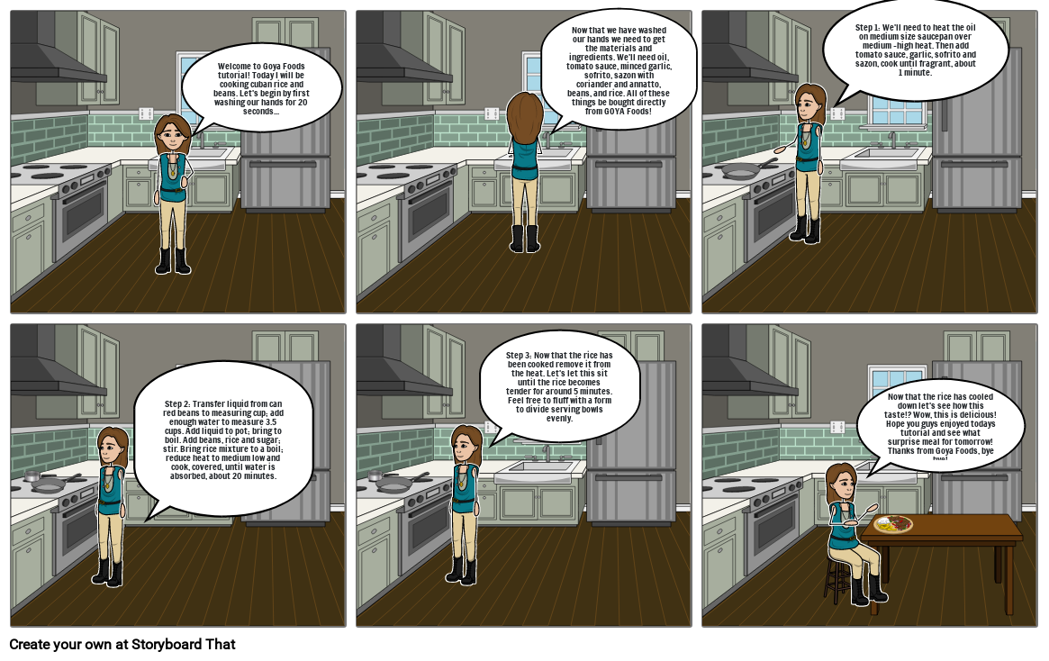 Goya Foods Storyboard by b77650b8