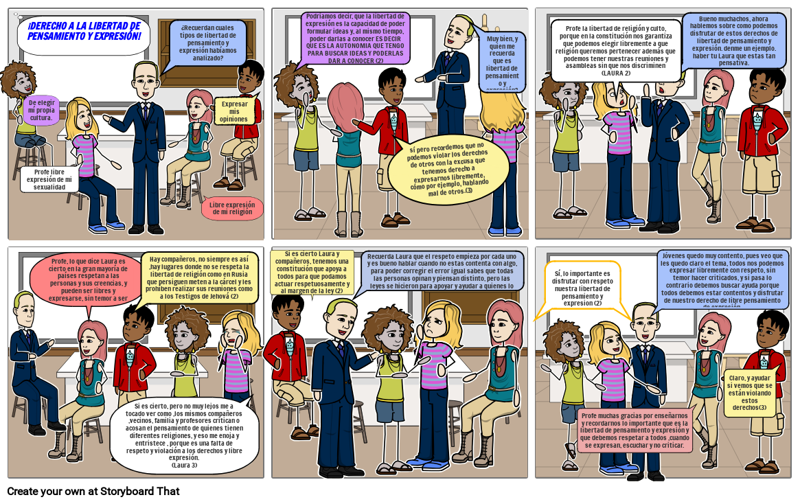 Comics Derecho individual Storyboard por b790ead1