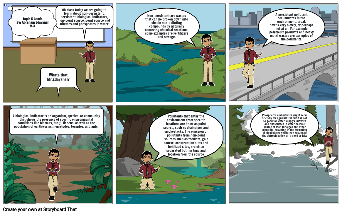 Topic 5 Comic Storyboard by b7efae08