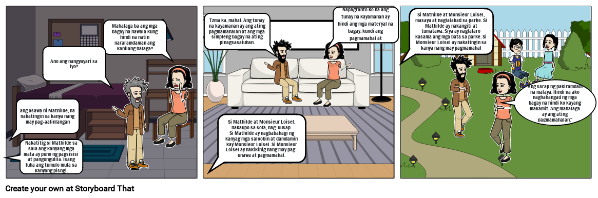 Ang kuwintas Storyboard par b91f474e