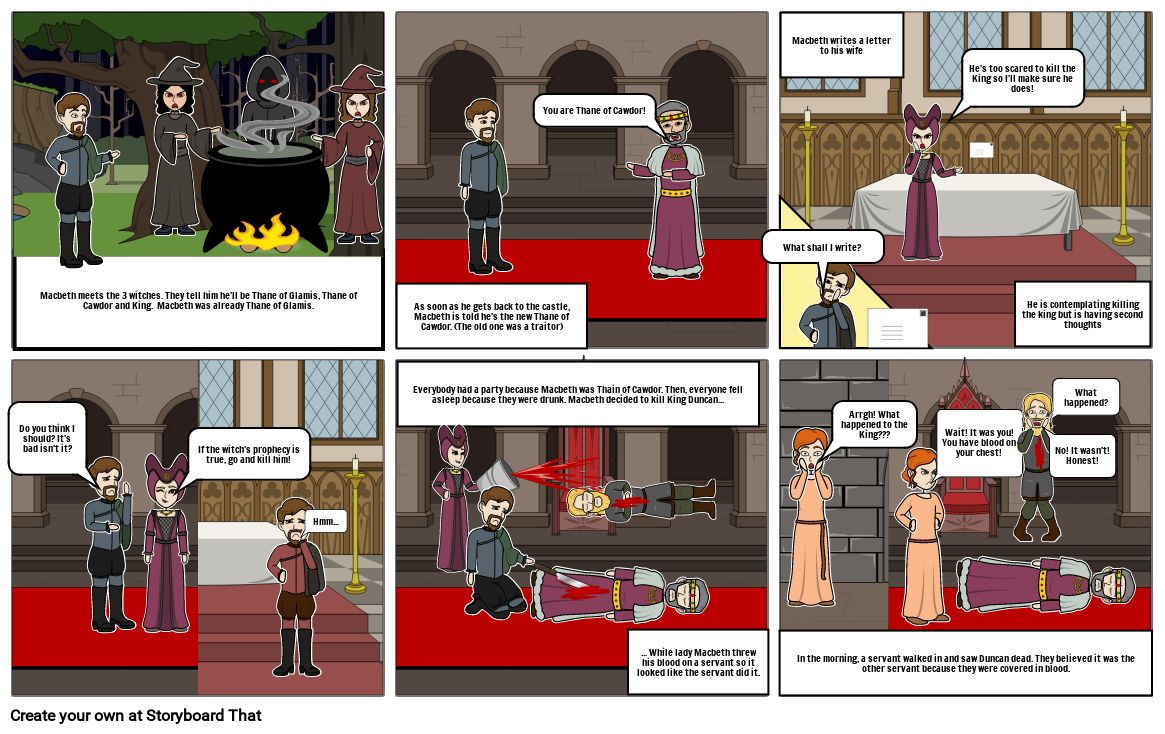 Macbeth Storyboard por b95024d4