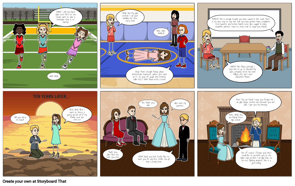 The Bully 2 Storyboard by b9849ff6