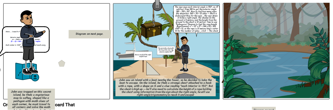 Math Story Storyboard by b98a885a