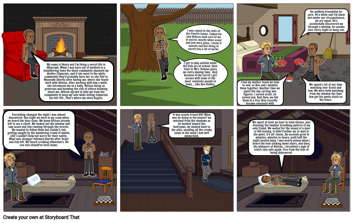 TKAM Creative Comic Storyboard par b_thom