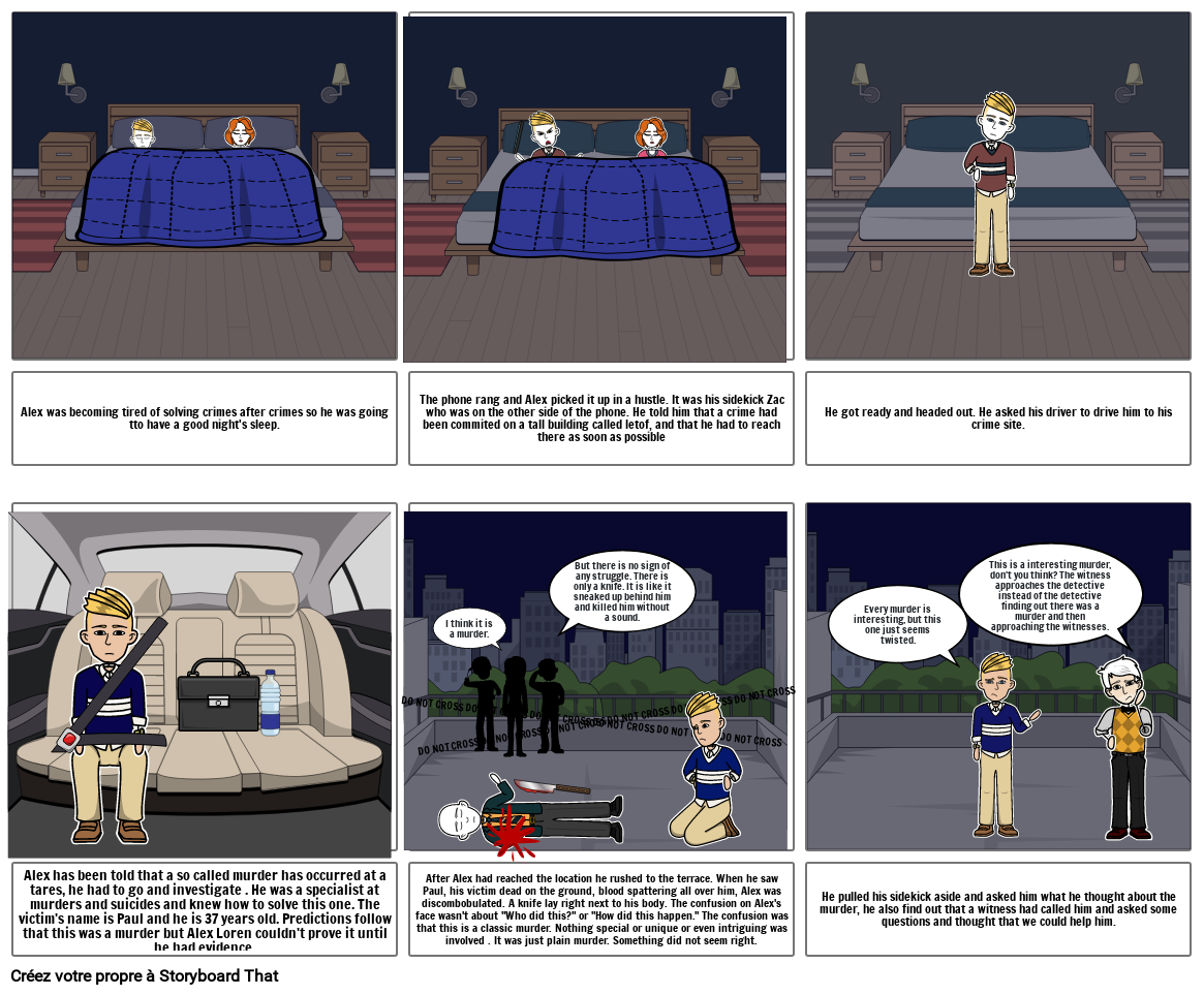 crime Storyboard by ba004643