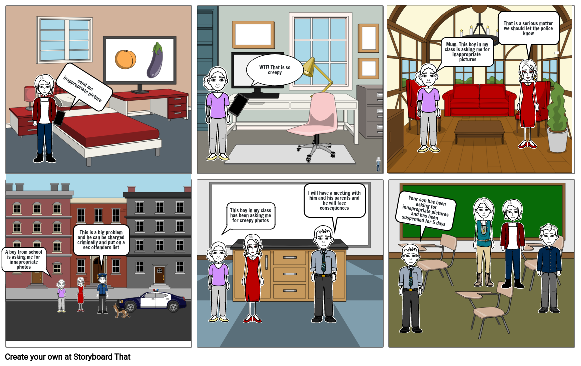 Sexting Storyboard By Ba077670