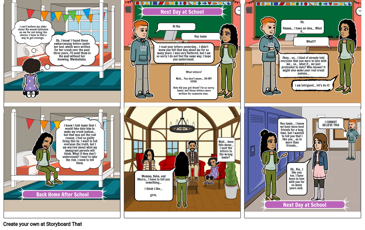 Flash Fiction Storyboard by ba08c8a1