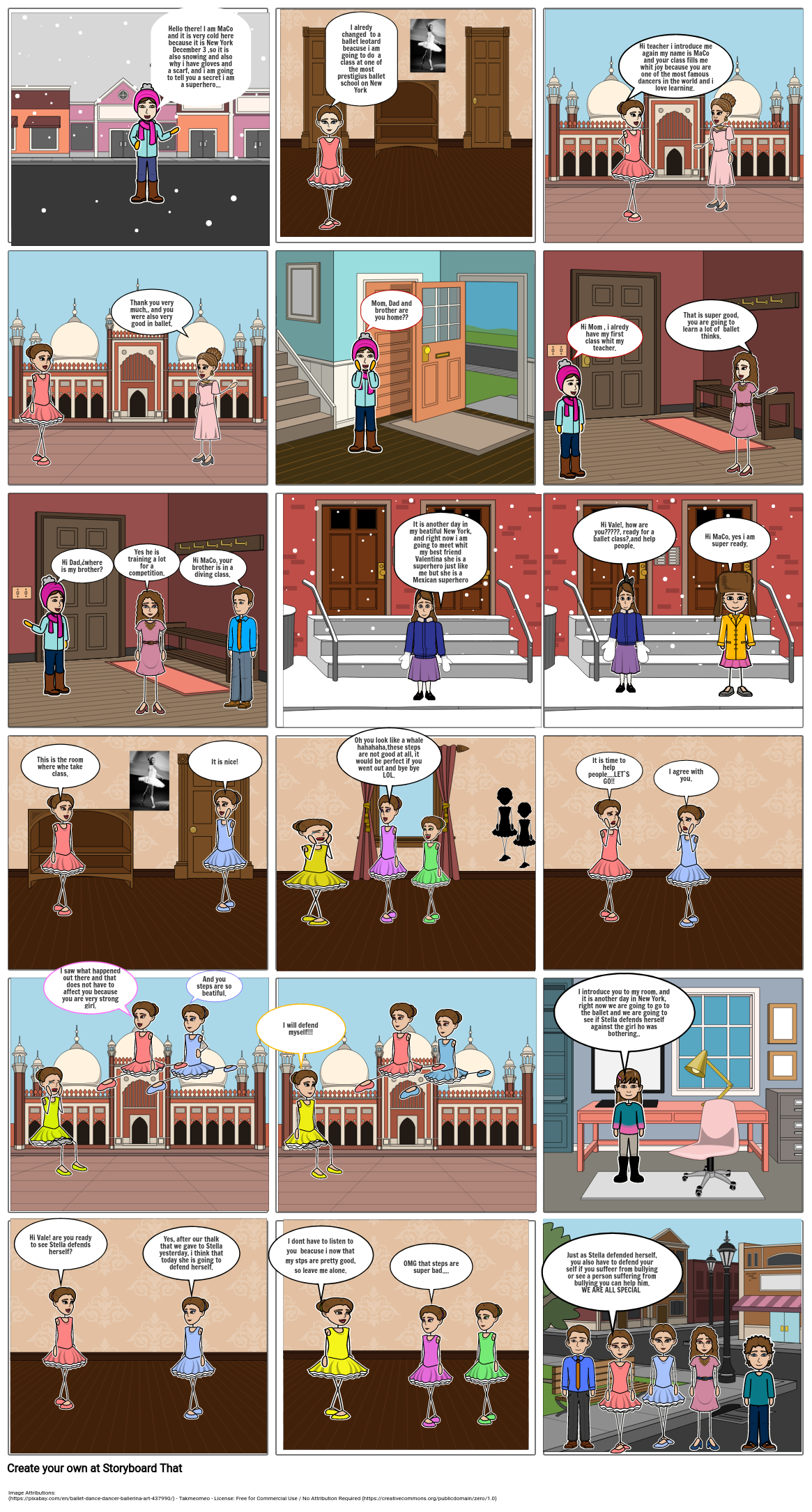 Maria Constanza Storyboard por ballerina13