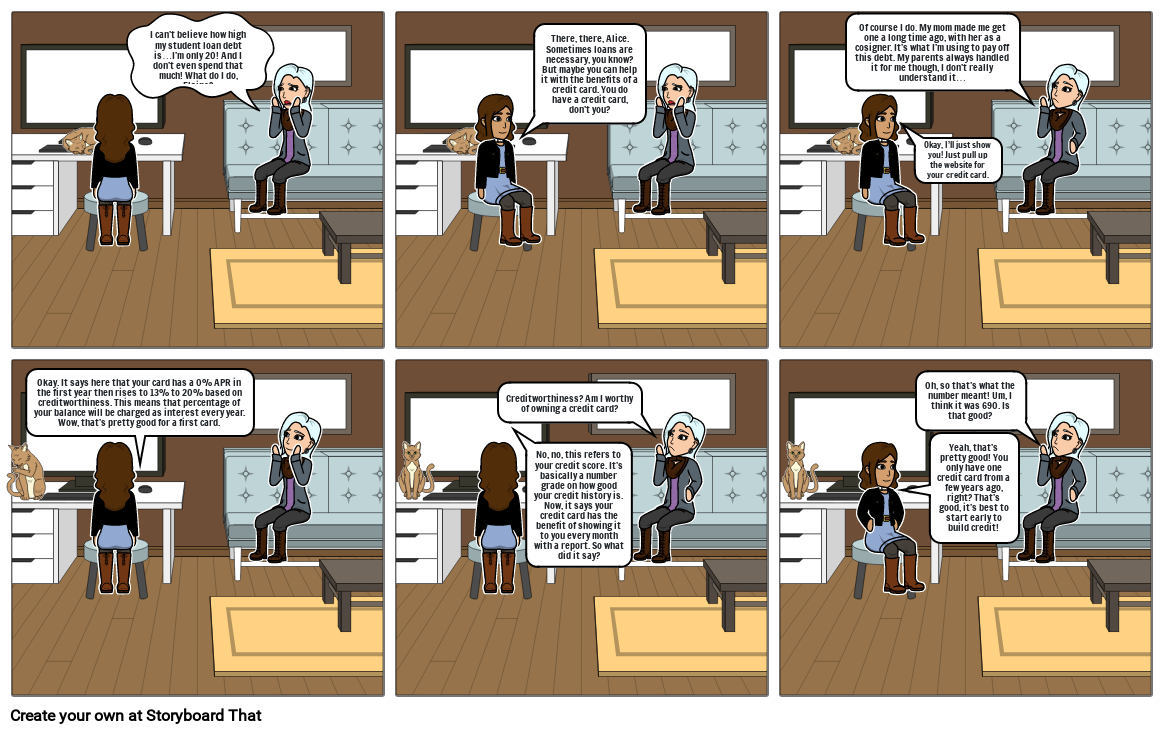 Credit Comic Part 1-6 Storyboard por bb1fb465
