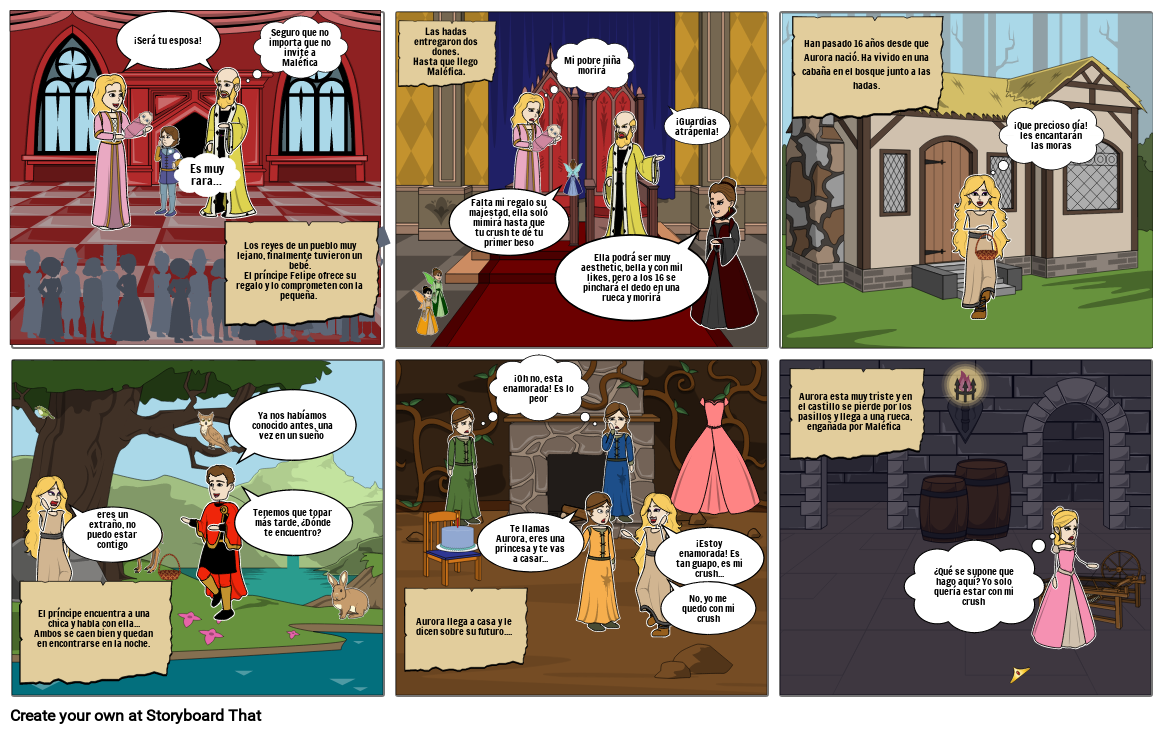 La bella durmiente Storyboard par bb728ba2