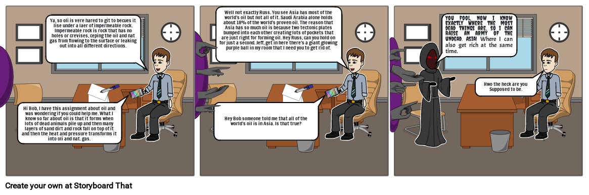 Xander Neal Oil Form Storyboard par bb913d27