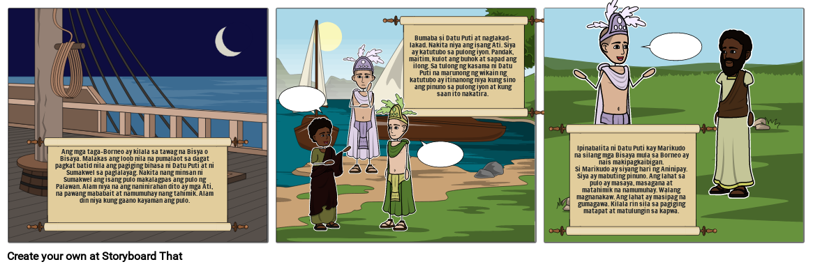 Page 3 - Maragtas (Epikong Bisayas) Storyboard
