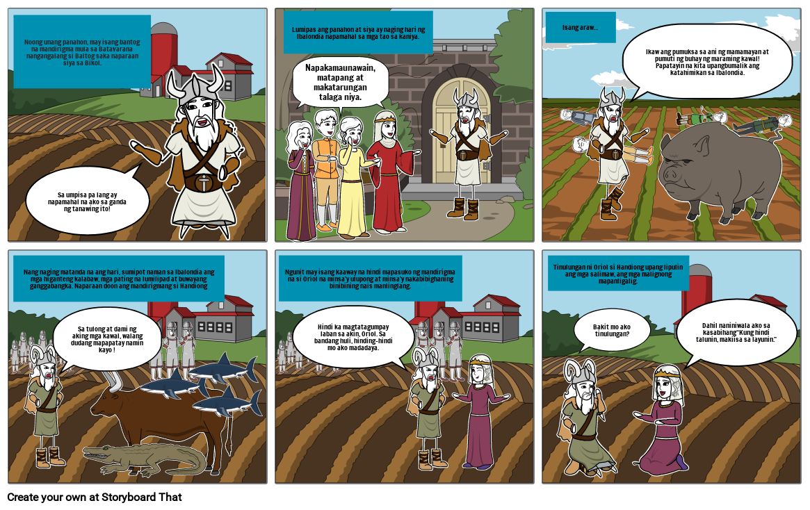 Filipino AWtput Storyboard by bc658c2c