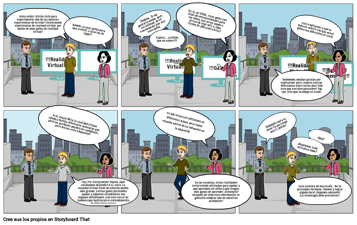 storyboard gafas realidad virtual Storyboard by bc9dbbe4