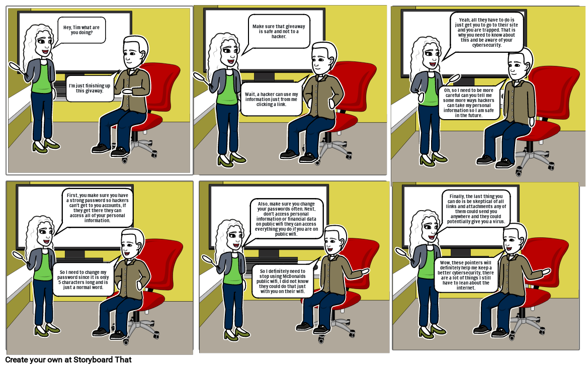 Cybersecurity Storyboard por bcb4bf98