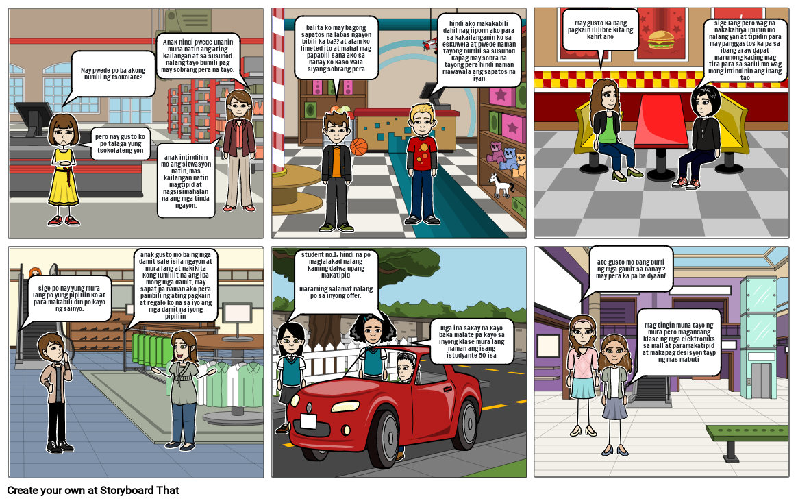 Matalino desisyon Storyboard par bd2c601d