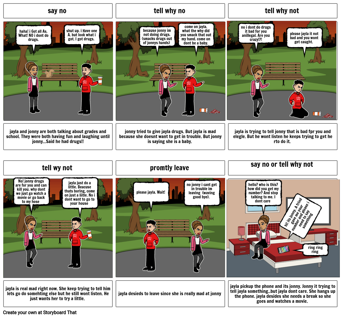 communication Storyboard by bd806a45