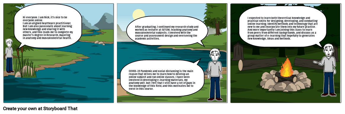 Icebreaker Activity Storyboard por bda390b9
