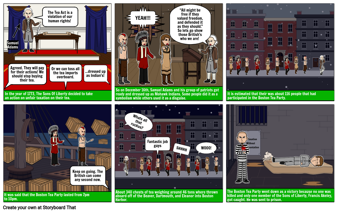 Sons Of Liberty Storyboard por be3b6cad