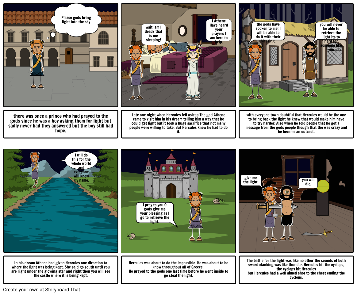 myth story board 1 MJ Margherio Storyboard por be4cd663