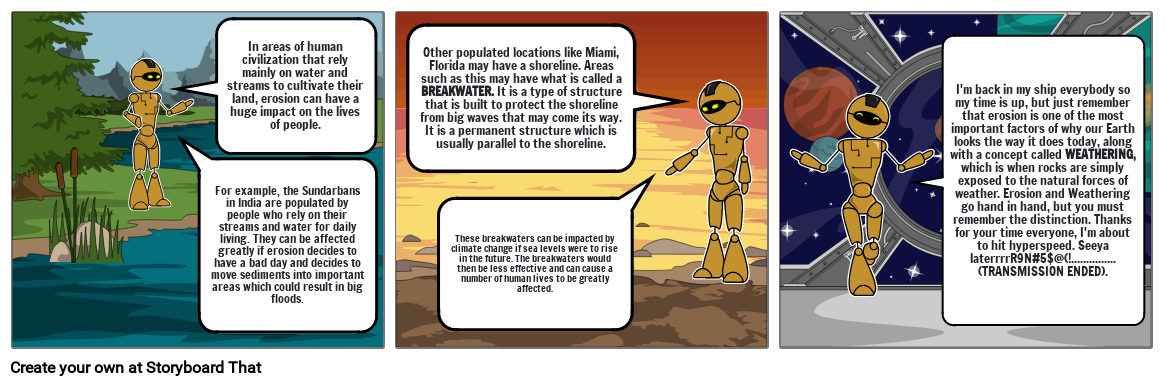 EROSION COMIC STRIP Storyboard por be5b80c2