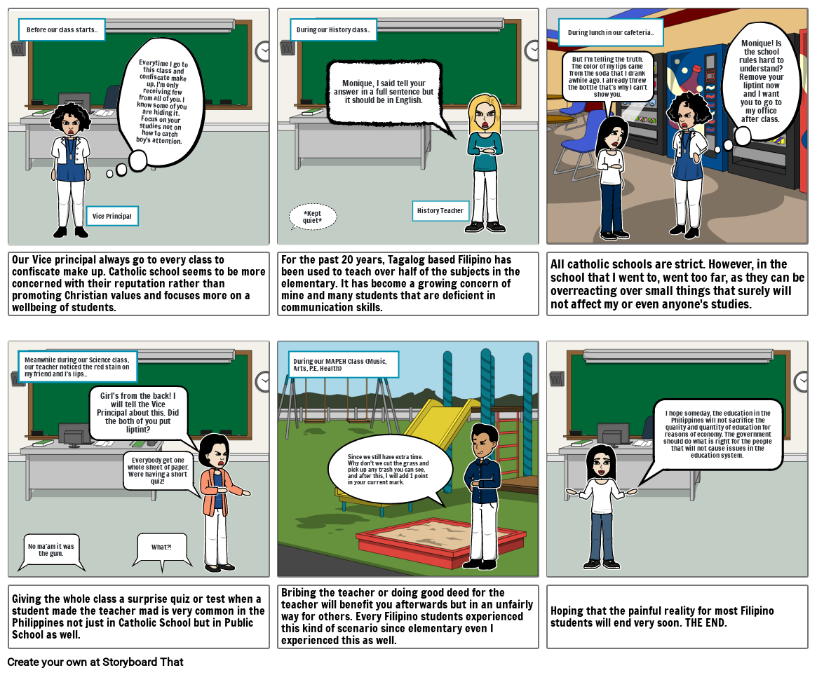 Monique Andrea Carino - PERSEPOLIS Storyboard por bed97555