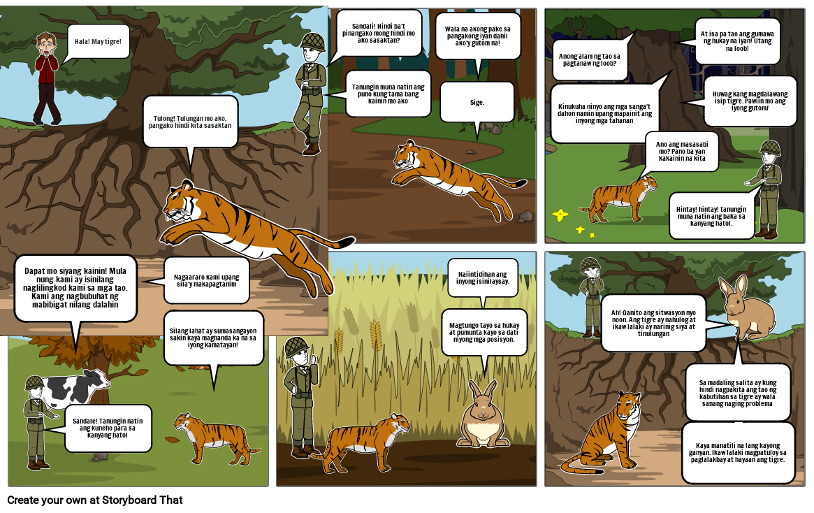 filipino kuneho Storyboard af bf9986c4