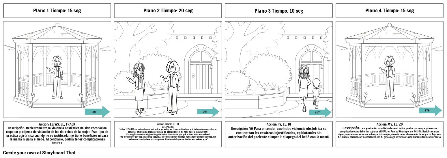 La Violencia Obstétrica en Puerto Rico Storyboard