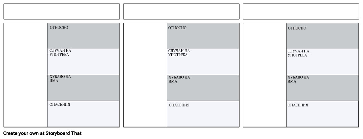 Празен Персонален Шаблон Storyboard Por Bg Examples
