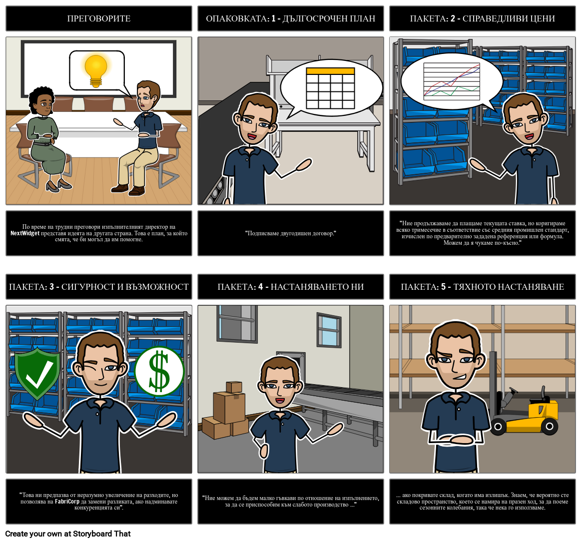 Съкратен Пакет NextWidget Storyboard por bg-examples