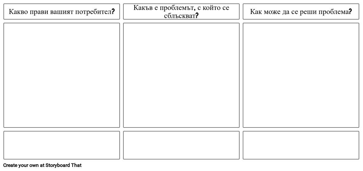 Шаблон на Agile User Stories Storyboard Par Bg Examples