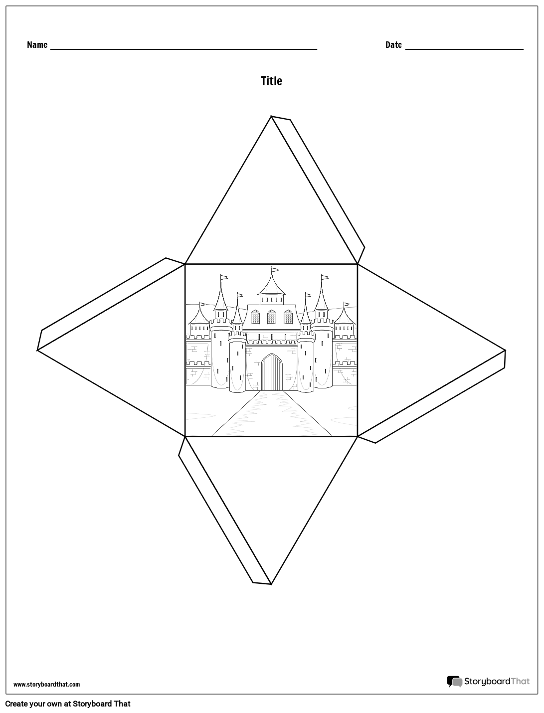 Story Cube Portrait BW 2 Storyboard by bg-examples