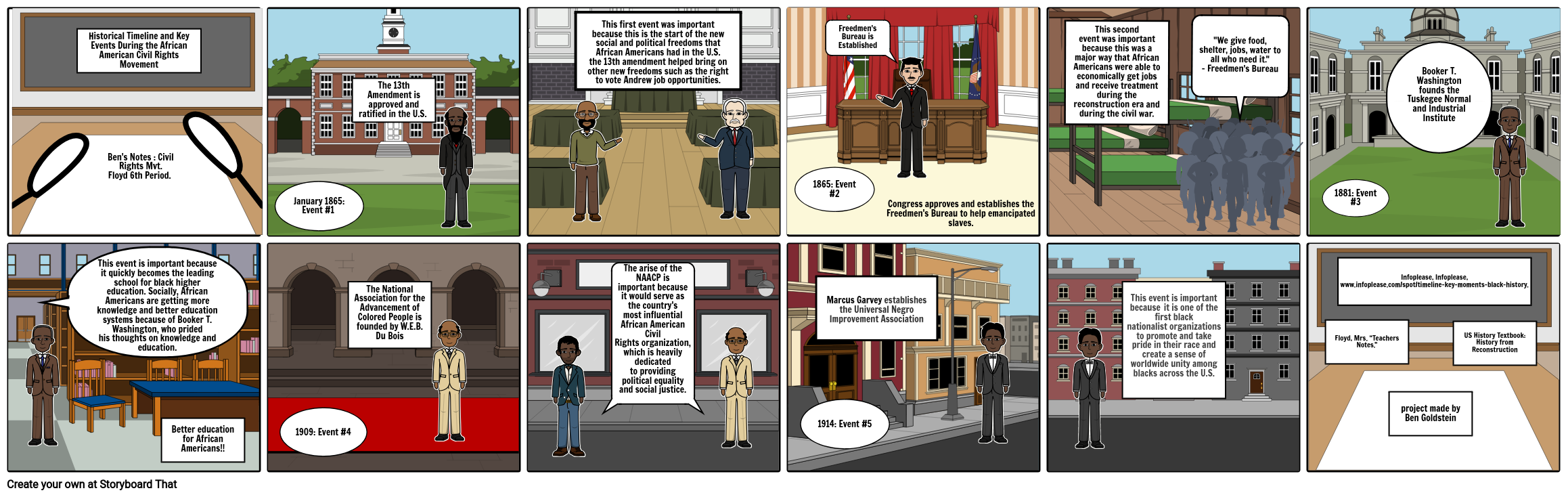 History Project Storyboard By Bg82692