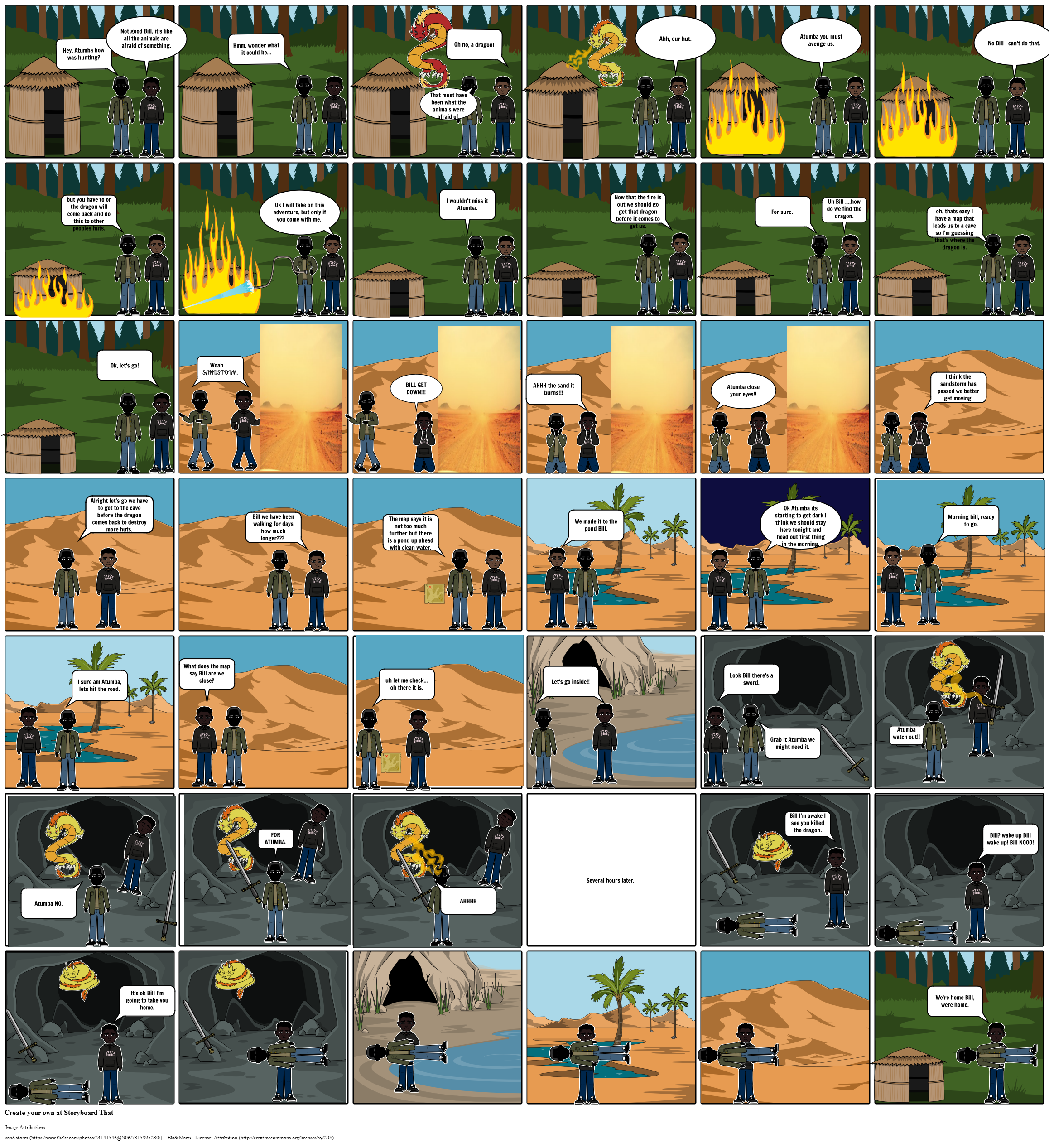 The Heros Journey part 2 Storyboard by bill44