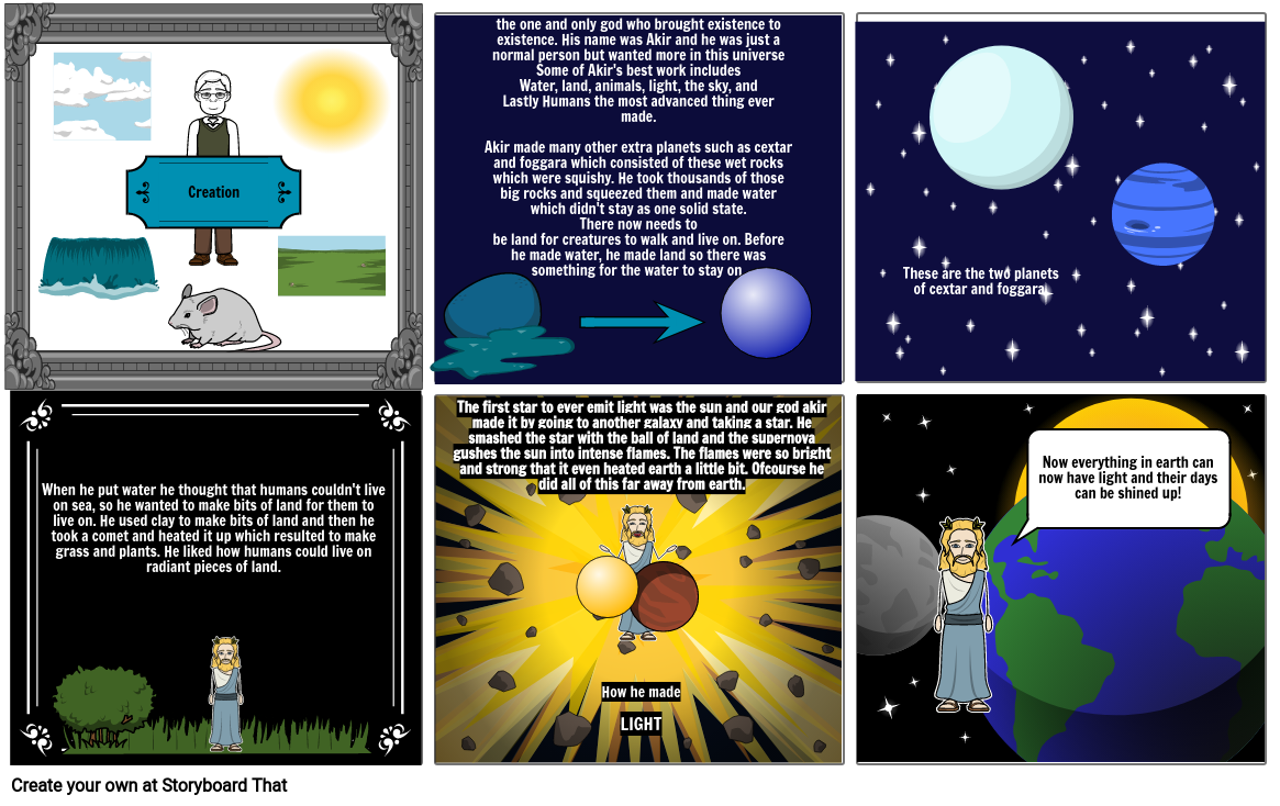 Comic Strip Storyboard by bruhbruh53