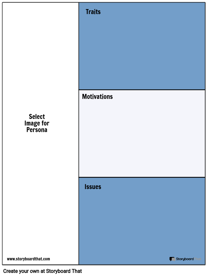 Persona Template Storyboard por business-template-maker